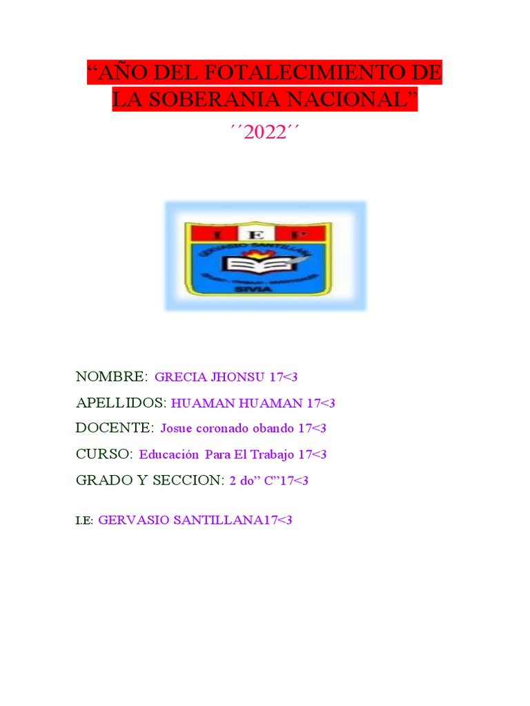 Trabajo de Gresia | PDF Trabajo de Gresia | PDF