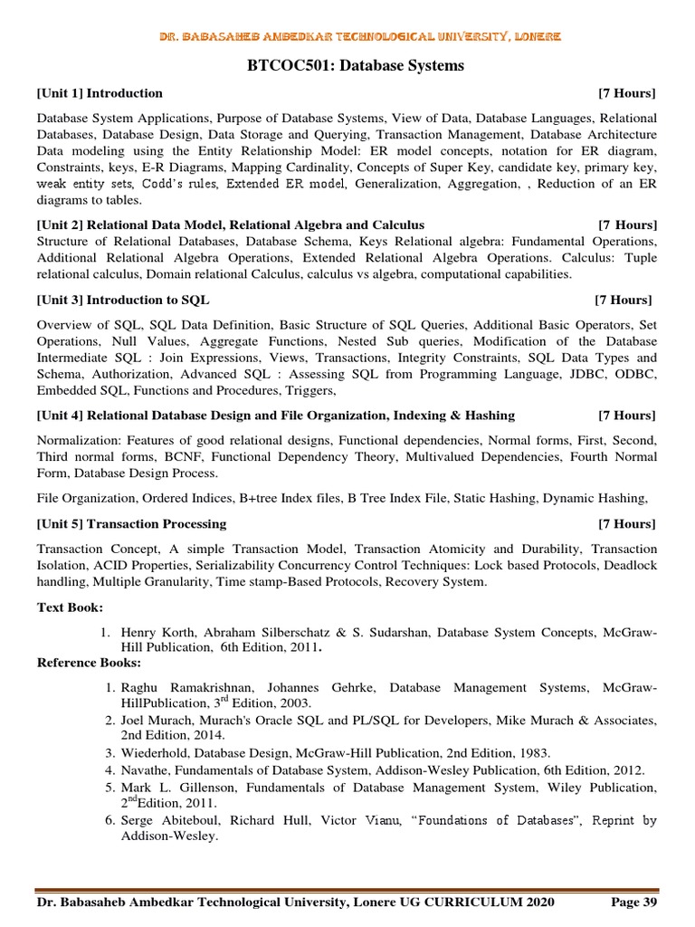 5th Sem Syllabus | PDF 5th Sem Syllabus | PDF
