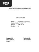 CS8582 Object-Oriented-Analysis-and-Design-Lab-Manual PDF | PDF ...