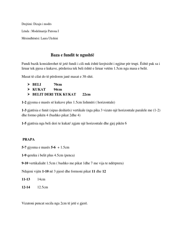 Baza e Fundit | PDF