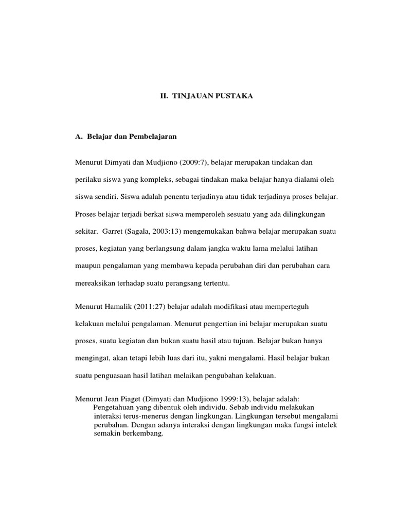 Adoc - Pub II Tinjauan Pustaka Menurut Dimyati Dan Mudjiono 2 | PDF Adoc - Pub II Tinjauan Pustaka Menurut Dimyati Dan Mudjiono 2 | PDF