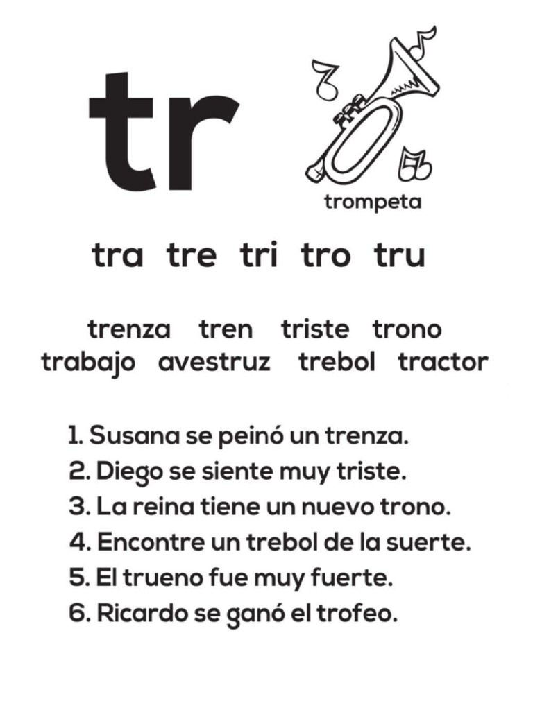 Silabas Trabadas | PDF