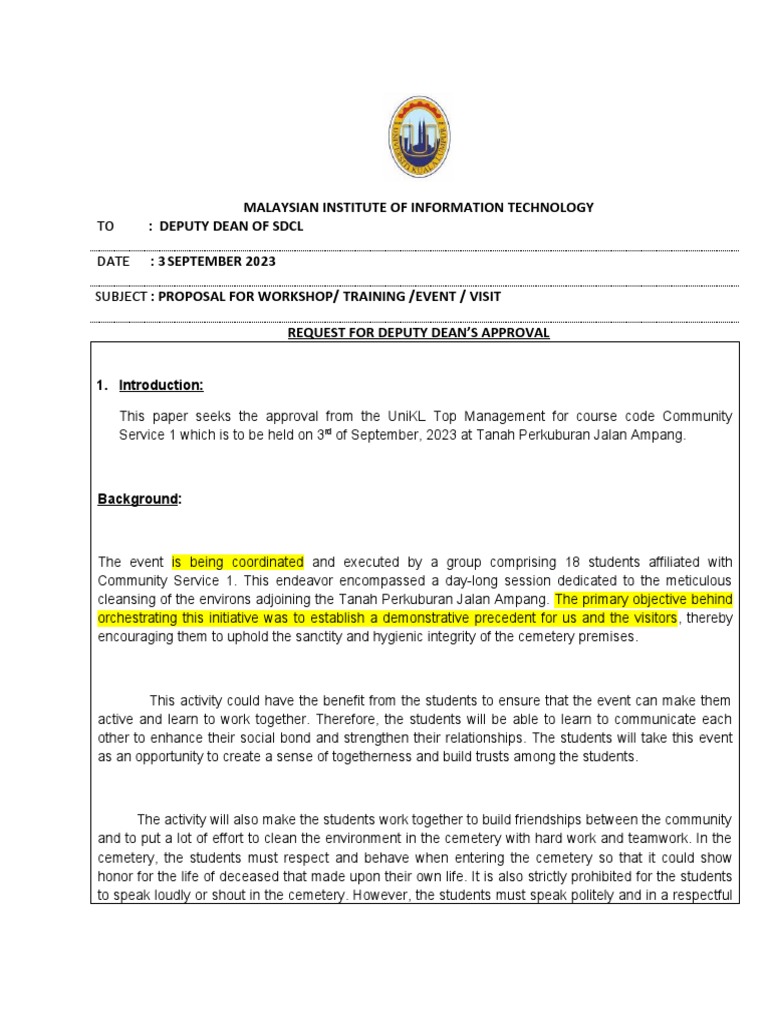 FInal Proposal CSR (TPJA) | PDF