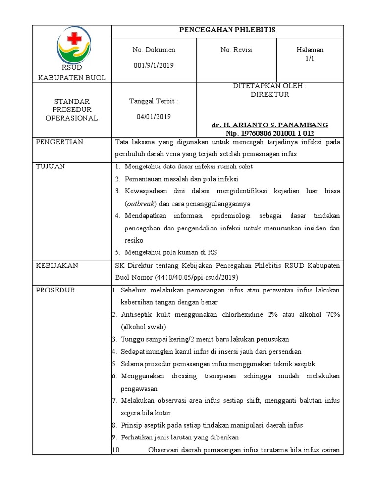 Spo Bundle Plebitis | PDF