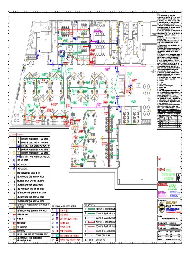 04 - Electrical Power & Data Raceway Layout | PDF
