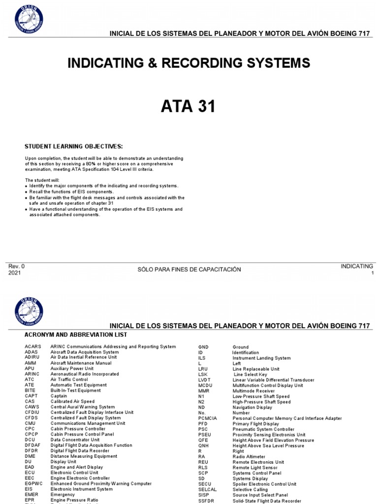 3 A - INDICATING RECORDING | PDF | Avionics | Aircraft 3 A - INDICATING RECORDING | PDF | Avionics | Aircraft