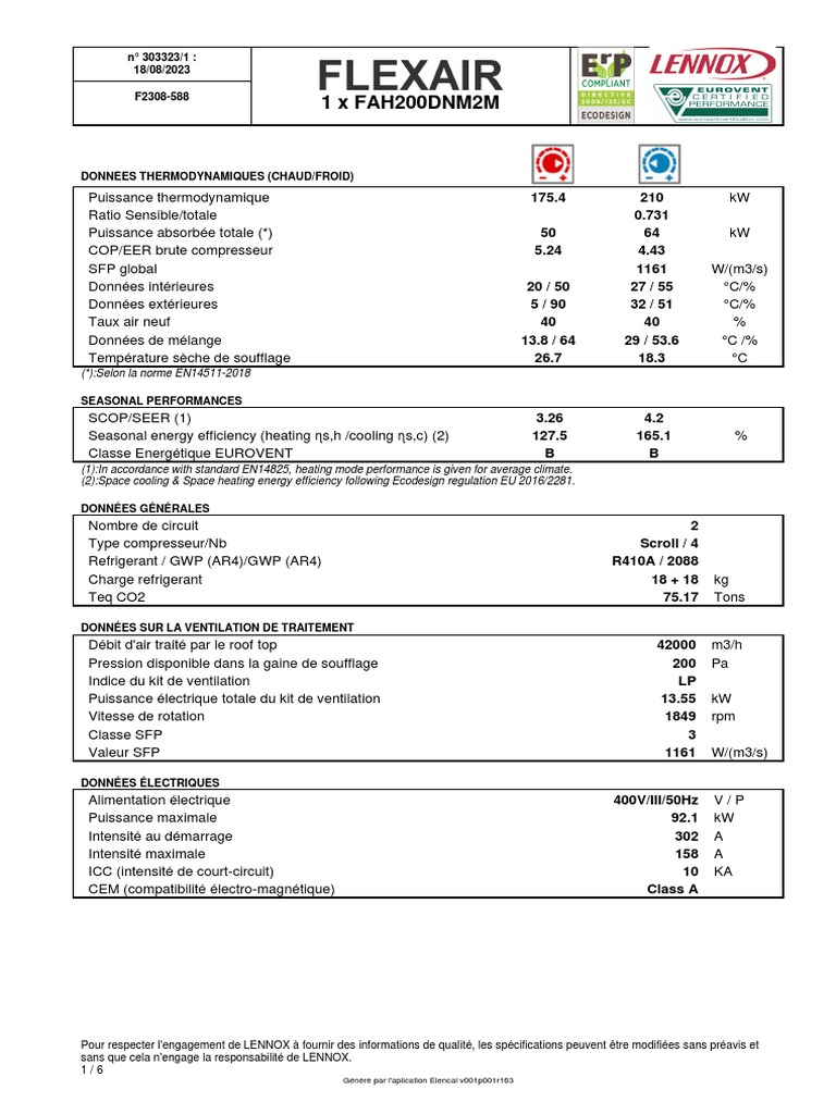 Fiche Technique | PDF