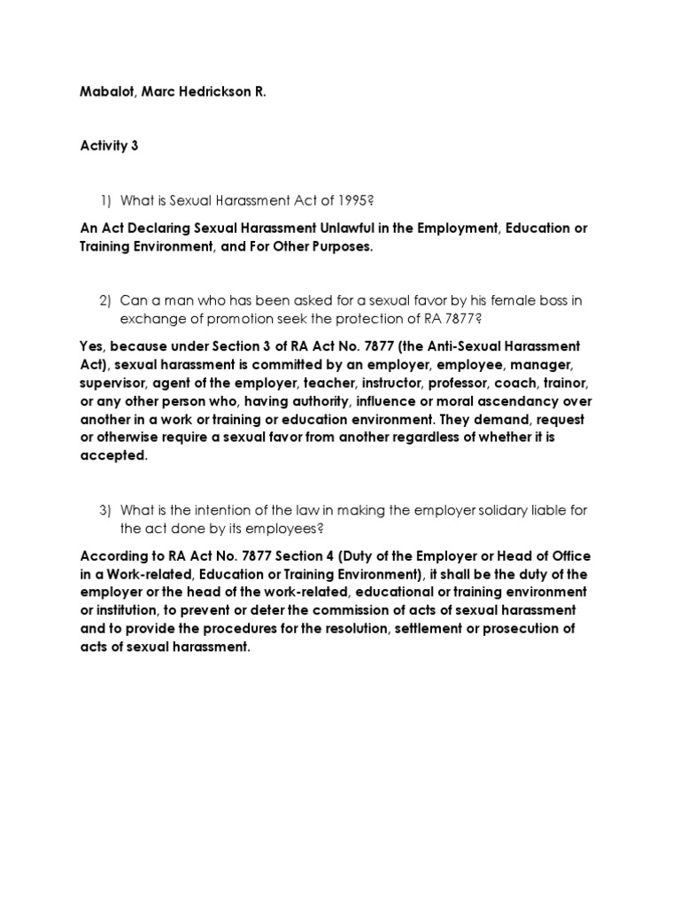 Mabalot - Activity 3 | PDF | Career & Growth