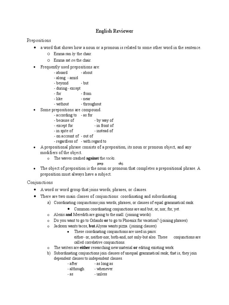 English Reviewer | PDF