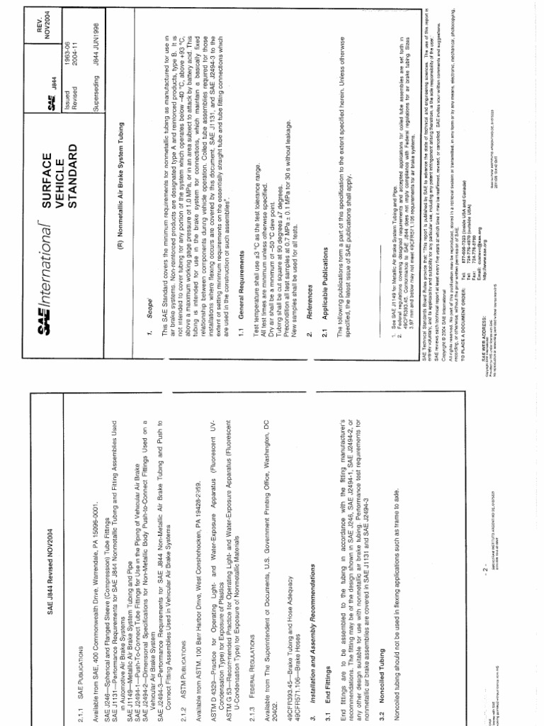 Sae J844 | PDF