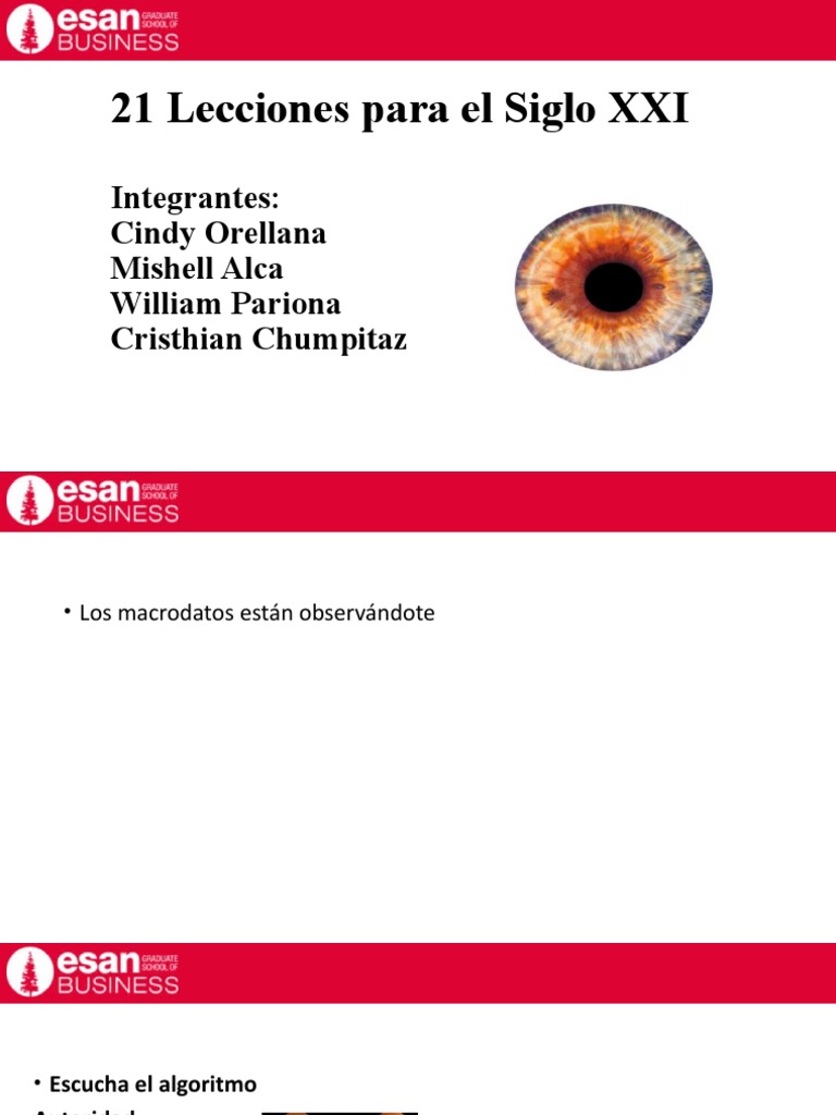 21 Lecciones para El Siglo XXI | PDF