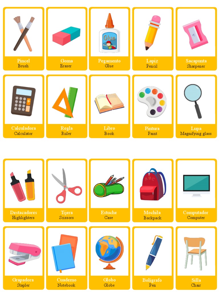 Nombre Utiles Escolares | PDF