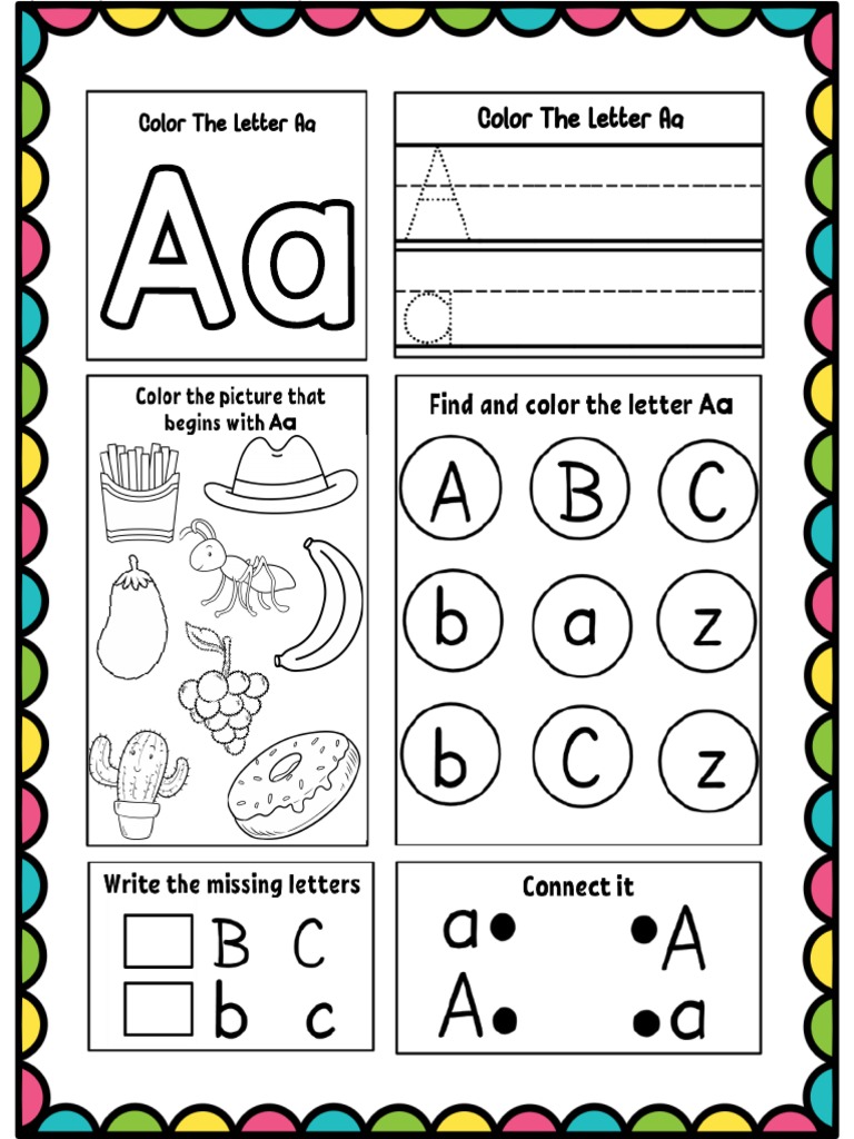 Alphabet Coloring Activities A-Z | PDF