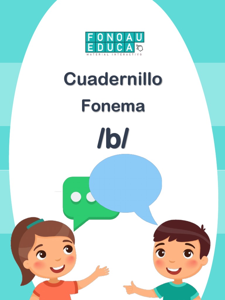 Cuadernillo Fonema b | PDF | Vocal | Boca