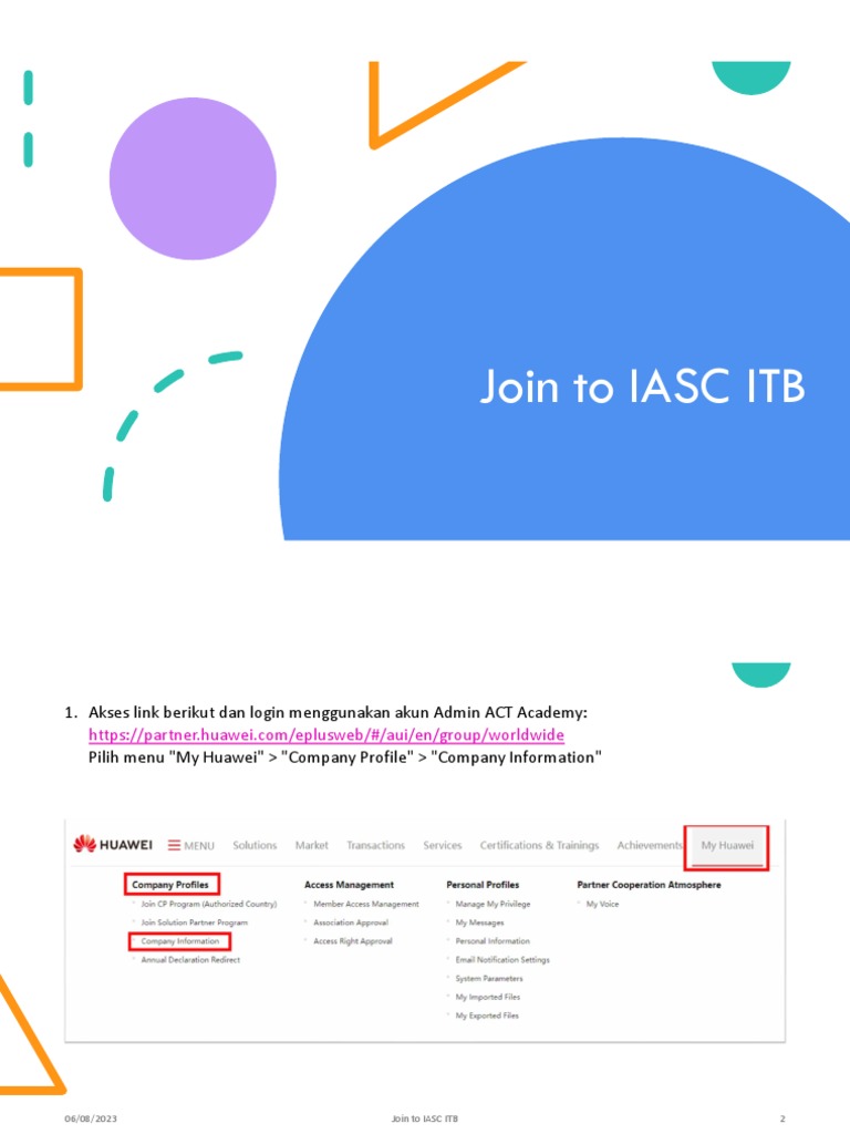 Join To IASC ITB | PDF