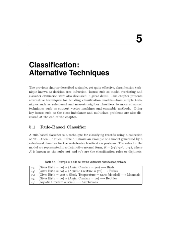 Data Mining Classification Alternative Techniques Pdf
