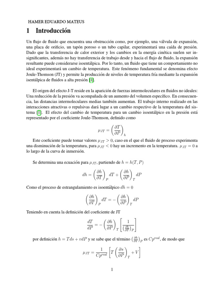 Curva de Inversi N | PDF | Presión | Temperatura