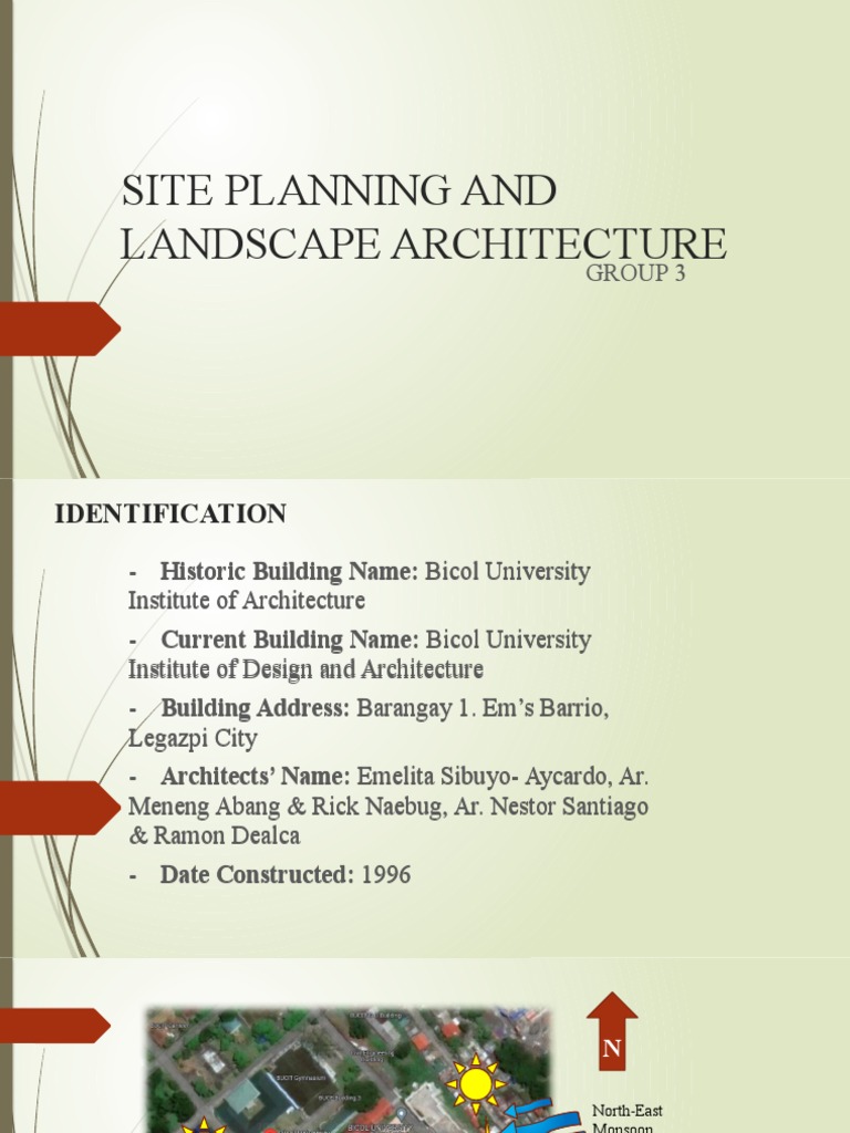 Site Planning and Landscape Architecture | PDF
