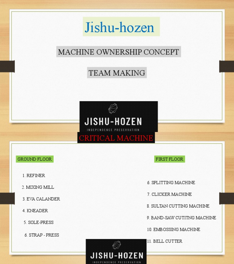Jishu Hozen | PDF