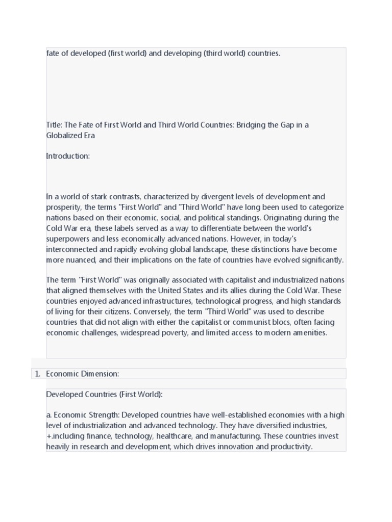 Explain Dark Side of Globalization With Valid Arguments and Examples ...