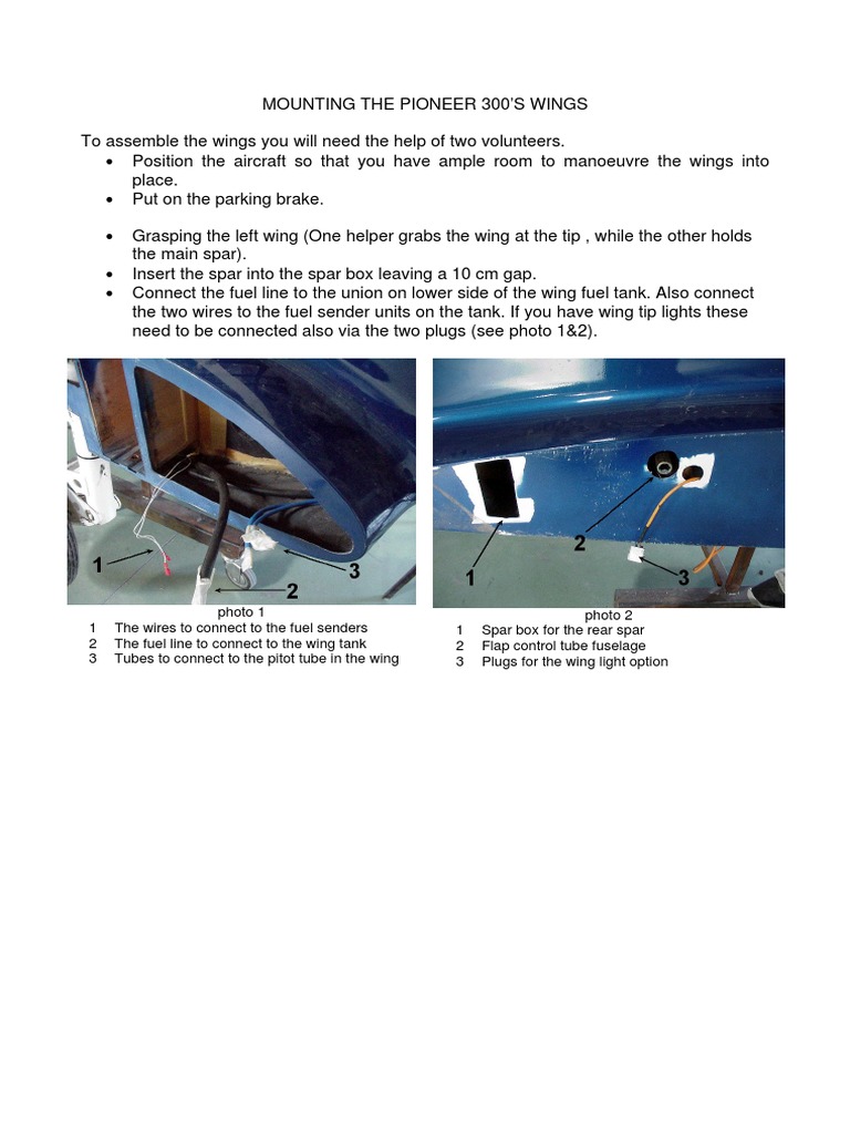 Wings Assembly | PDF | Screw | Aerospace