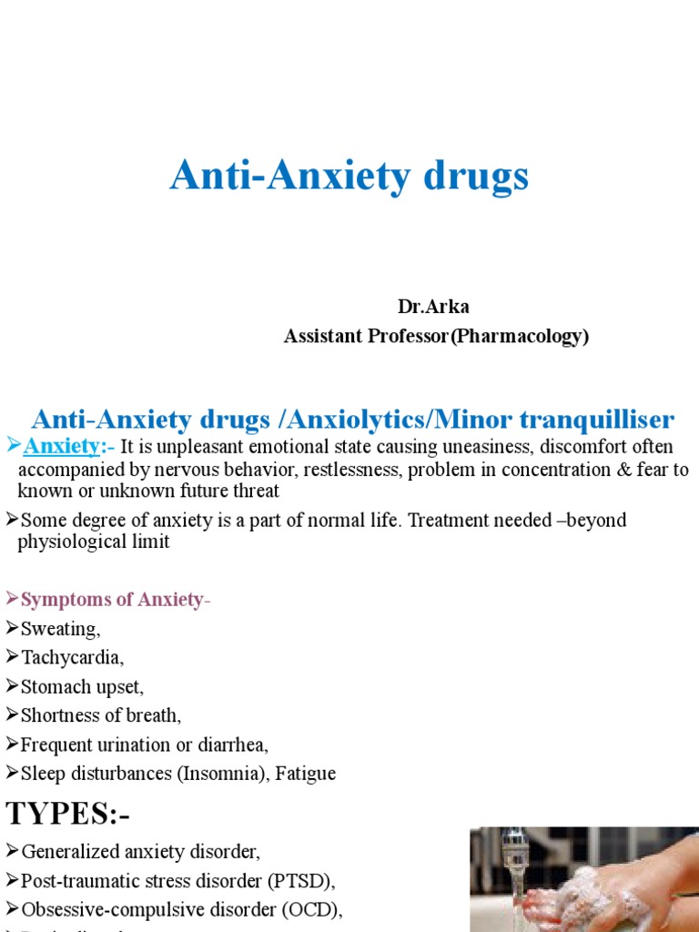 Anti Anxiety Drugs | PDF
