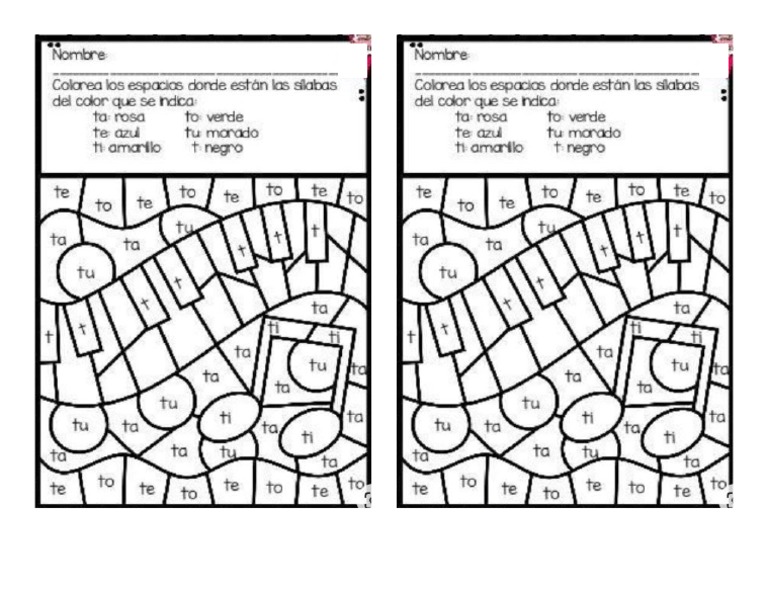 Actividades Letra T | PDF