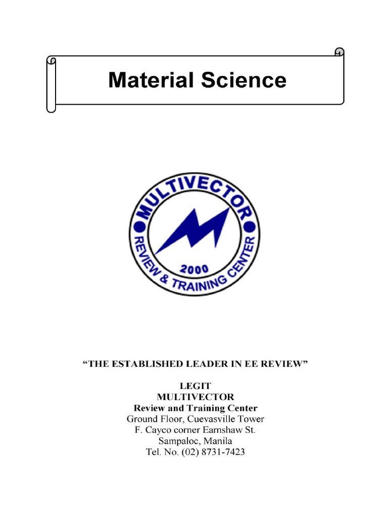 10 - Material Science | PDF