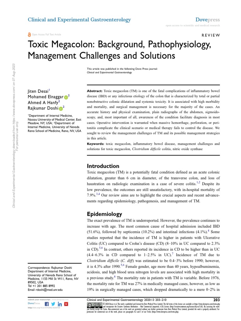 Megacolon Toxico | PDF