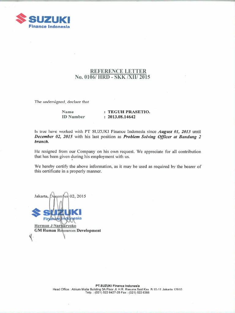 Paklaring Suzuki | PDF