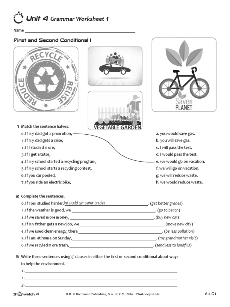 Stopwatch 6 Unit 4 Grammar 1 | PDF