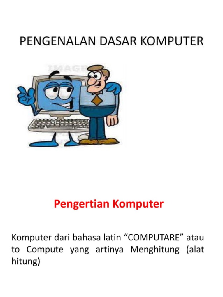 Perangkat Komputer Dasar | PDF