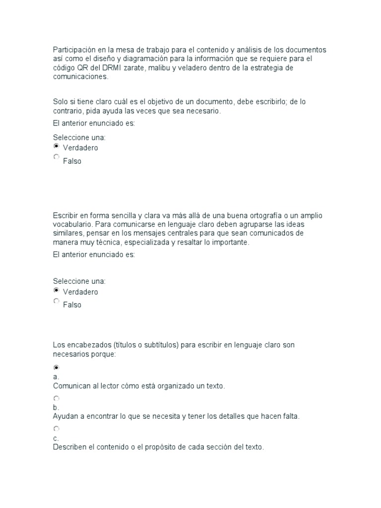 Lenguaje Claro | PDF