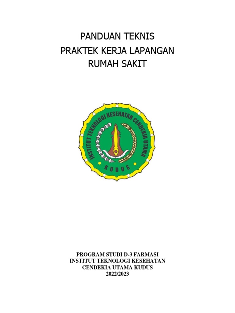 D3 Farmasi - Panduan - Portofolio Praktek Kerja Lapangan RS | PDF ... D3 Farmasi - Panduan - Portofolio Praktek Kerja Lapangan RS | PDF ...