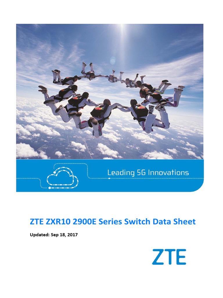 ZTE ZXR10 2900E Series Switch Datasheet | PDF | Computer Network ...