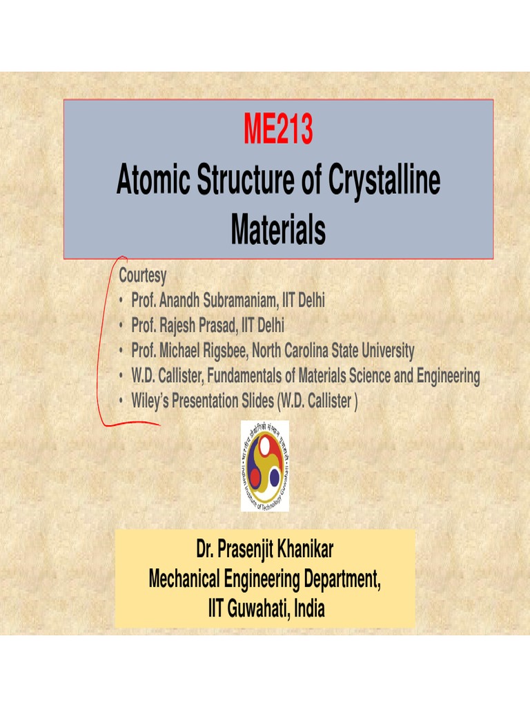 3 Crystal Structure COMPLETED | PDF | Crystal Structure | Crystal