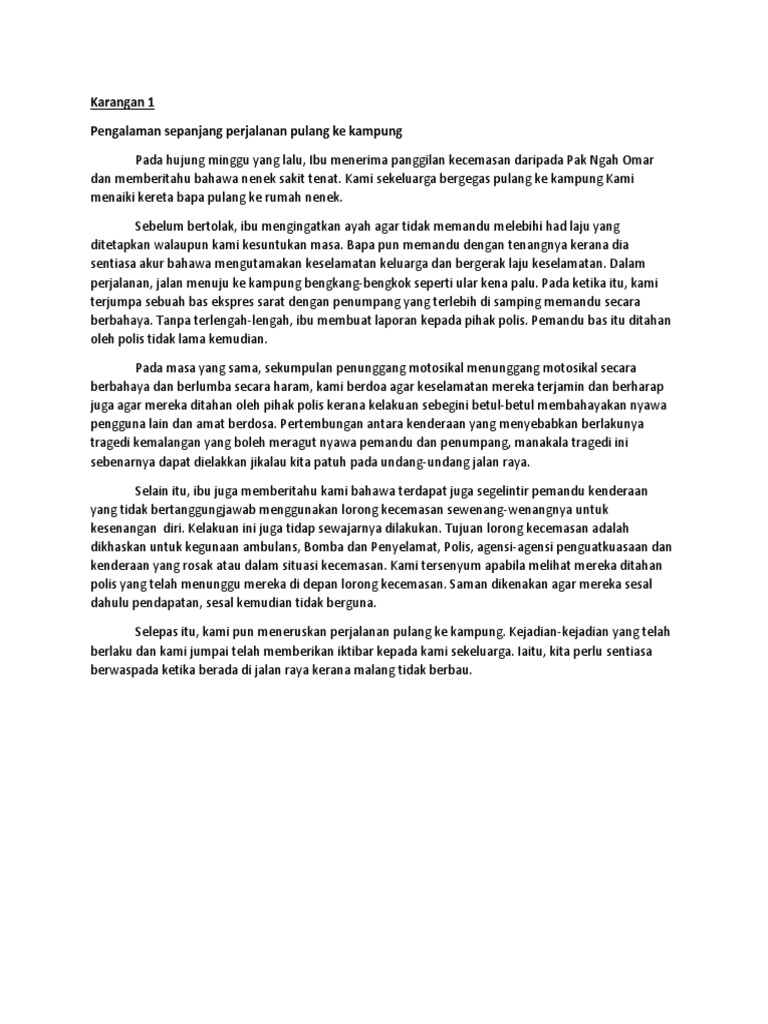 JWP Karangan UASA F3 BM Kertas 2 Model 2 | PDF | Bisnis | Ilmu Sosial