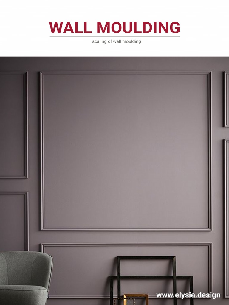 wall moulding scaling_elysia design studio | PDF