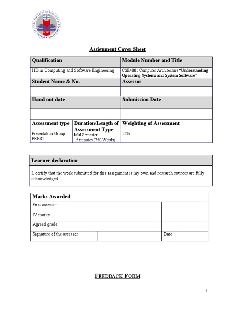 Presentation Computer Architectures | PDF | Operating System | Logic Gate