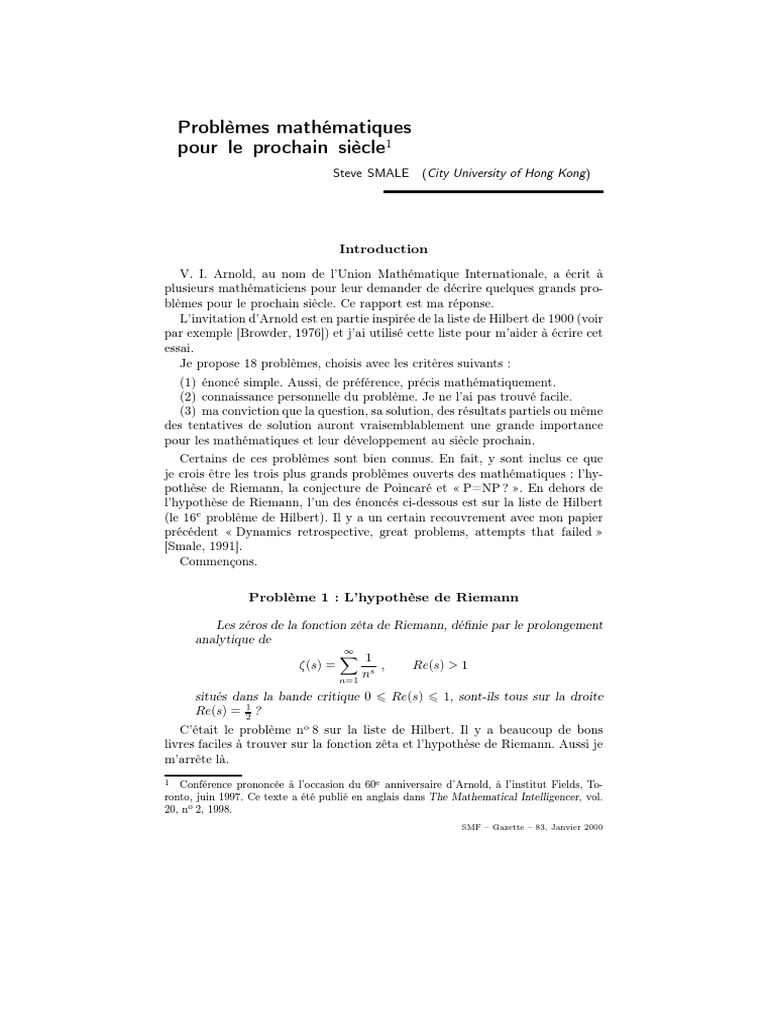 Problemes Mathematiques | PDF | Arts du langage et discipline ...