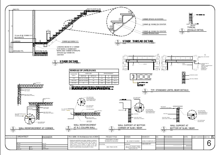 Stair Thread Detail | PDF