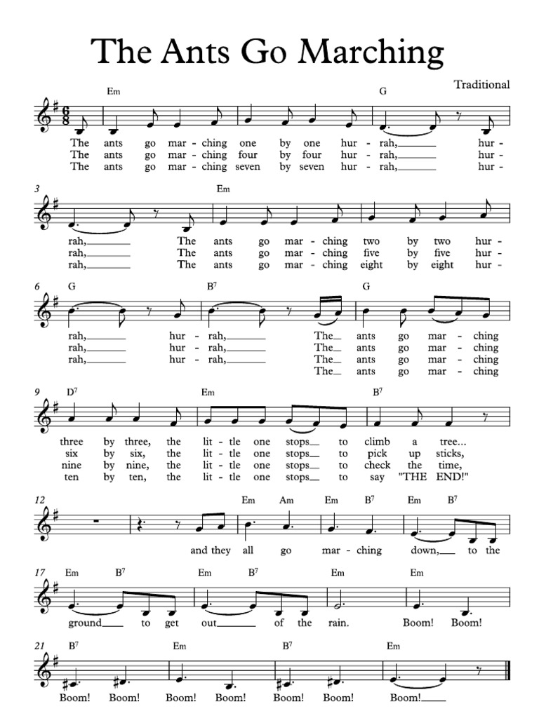 Ants Go Marching | PDF