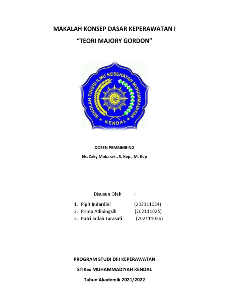 Teori Majory Gordon | PDF