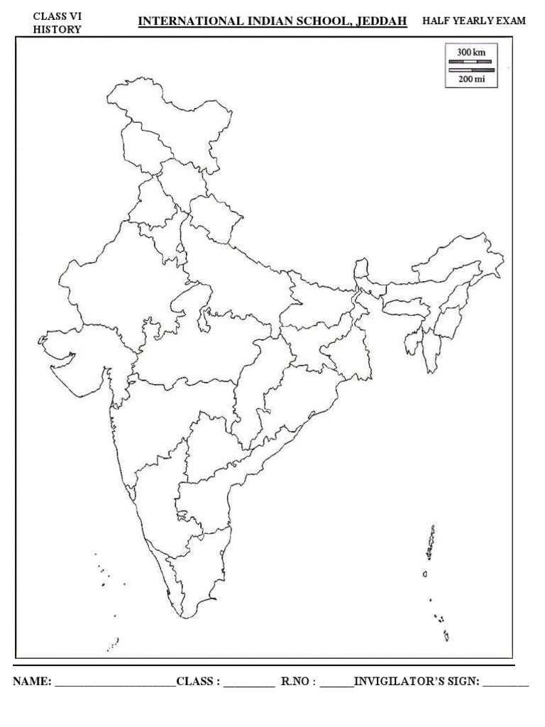 PLAIN MAP-CLASS 6-History-HALF YEARLY | PDF