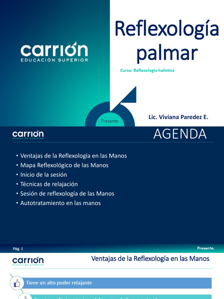 Reflexología Palmar | PDF