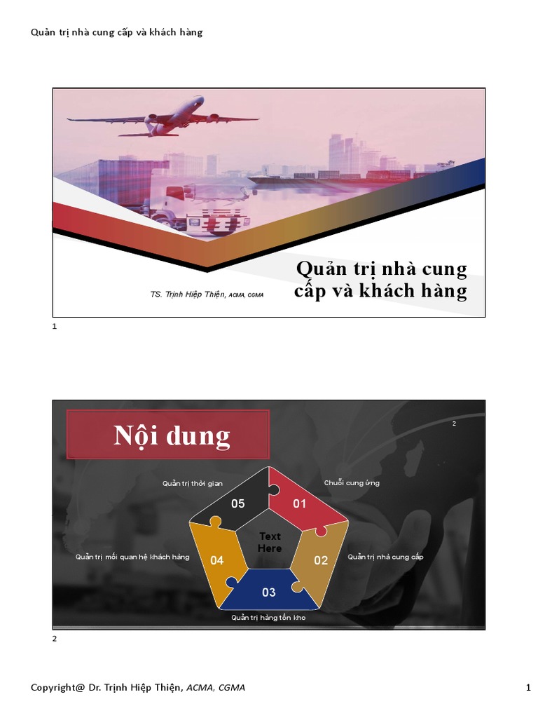 Quan Tri Khach Hang Nha Cung Cap | PDF