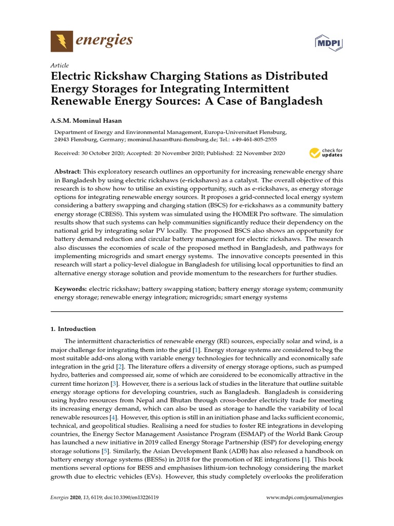 Electric Rickshaw Charging Stations As Distributed | PDF