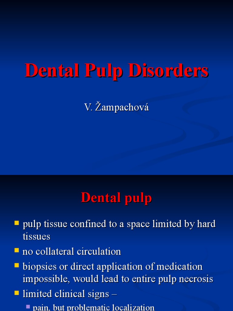 Dental Pulpitis Insights | PDF | Inflammation | Dentin