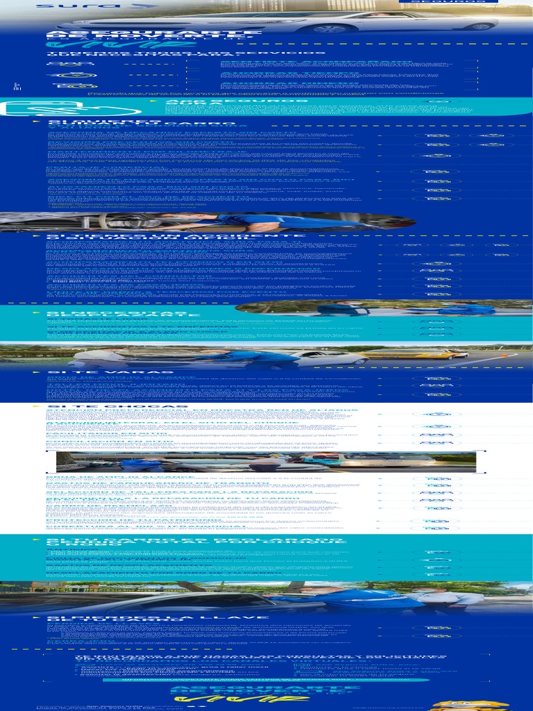 Brochure Seguro Autos | PDF | Seguro de vehículo | Coche