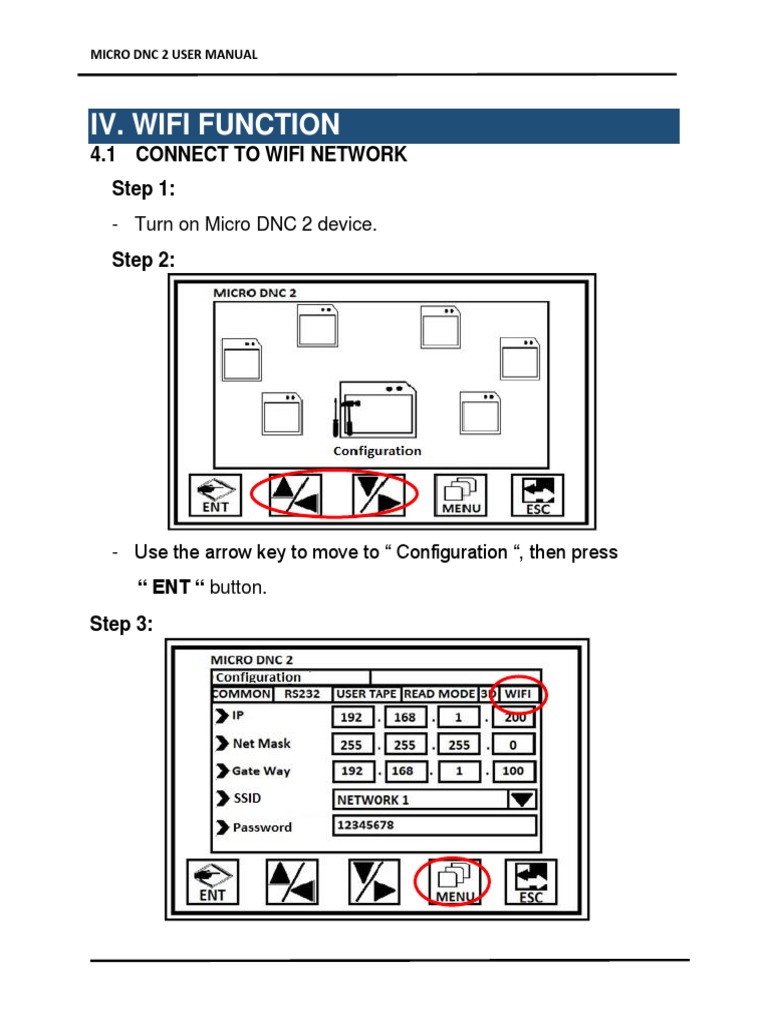 Instrucciones Micro DNC 2c Wifi | PDF